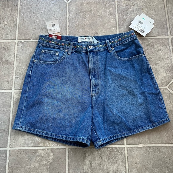 Faded Glory | Shorts | Vintage Faded Glory Embroidered Jean Shorts ...